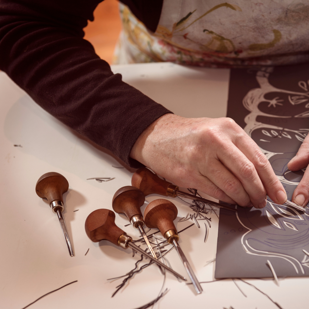 Printmaking Carving Tools – Pooki Presses